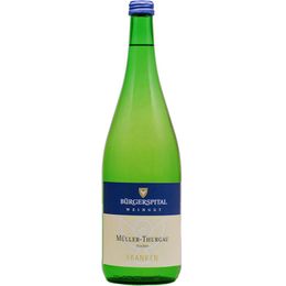Stiftung B&uuml;rgerspital zum Hl. Geist Weingut M&uuml;ller-Thurgau 1,0 L / Rivaner 2023 Trocken - Franken &ndash; Wei&szlig;wein Qualit&auml;tswein