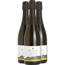 Weingut Rinke 3er B&uuml;ndel PassionSaar Sekt Dosage Z&eacute;ro Riesling 2020 Brut nature - Mosel &ndash; Probierpaket Winzersekt