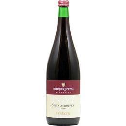 Stiftung B&uuml;rgerspital zum Hl. Geist Weingut SPITALSCHOPPEN Rot 1,0 L 2024 Trocken - Franken &ndash; Rotwein Qualit&auml;tswein