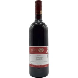 Weingut Weber Hof-B&auml;renstein Alsheimer Rheinblick 1,0 L Dornfelder 2023 Lieblich - Rheinhessen &ndash; Rotwein Qualit&auml;tswein