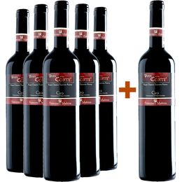 Cantina Malena 5+1 Paket Pian della Corte Rosso Classico Superiore Riserva Cir&oacute; Gaglioppo 2020 Trocken - Kalabrien &ndash; Probierpaket DOC