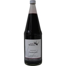 WeinGut Weiberle Hohenhaslacher rot 1,0 L Trollinger - W&uuml;rttemberg &ndash; Traubensaft ohne Kohlens&auml;ure