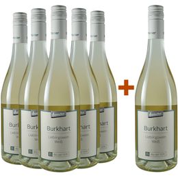 Weingut Burkhart 5+1 Paket Lieblingswein Wei&szlig; Cuv&eacute;e 2024 Trocken - Baden &ndash; Probierpaket Badischer Landwein