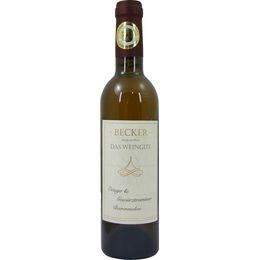 Becker das Weingut Ortega/Gew&uuml;rztraminer 0,375 L Cuv&eacute;e 2015 Edels&uuml;&szlig; - Rheinhessen &ndash; Wei&szlig;wein Beerenauslese