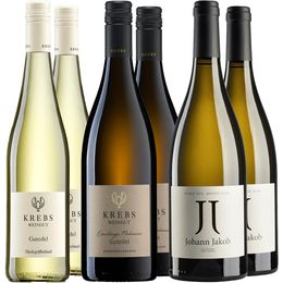 Weingut Krebs -Paket Gutedel Trocken - Baden &ndash; Probierpaket Diverse