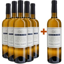 Villa Vitas 5+1 Paket Traminer Aromatico Friuli Gew&uuml;rztraminer 2024 Trocken - Friaul &ndash; Probierpaket DOC