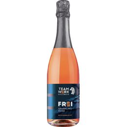 Teamwerk Esslingen FREI Sparkling Ros&eacute; entalkoholisiert Cuv&eacute;e - W&uuml;rttemberg &ndash; Sonstiges Sch&auml;umendes Getr&auml;nk aus alkoholfreiem Wein