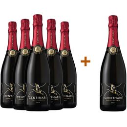 Centinari 5+1 Paket Franciacorta Chardonnay Brut - Lombardei &ndash; Probierpaket DOCG