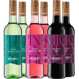 Weinbiet Manufaktur Mighty, Pink & Pure-Paket 2024 - Pfalz &ndash; Probierpaket Qualit&auml;tswein