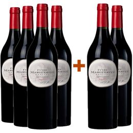 Ch&acirc;teau de Lagr&eacute;zette 4+2 Paket Cuv&eacute;e Marguerite Malbec 2018 Trocken - S&uuml;dwestfrankreich &ndash; Probierpaket AOP