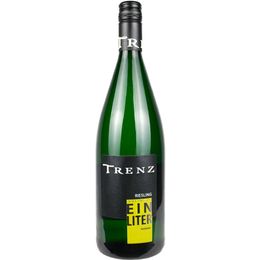 Weingut Trenz Ein Liter rests&uuml;&szlig; 1,0 L Riesling 2023 Lieblich - Johannisberger Erntebringer Rheingau &ndash; Wei&szlig;wein Qualit&auml;tswein