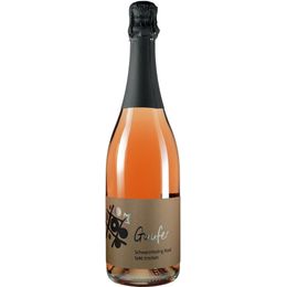 Weingut Gaufer Rose&acute;Sekt Schwarzriesling 2021 Trocken - W&uuml;rttemberg &ndash; Perl- & Schaumwein Sekt b.A.