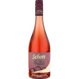 Weingut Schott Secco Ros&eacute; Halbtrocken - Rheinhessen &ndash; Perl- & Schaumwein Perlwein mit zugesetzter Kohlens&auml;ure