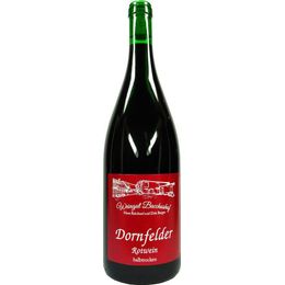 Weingut Bacchushof 1,0 L Dornfelder 2018 Halbtrocken - Rheinhessen &ndash; Rotwein Qualit&auml;tswein
