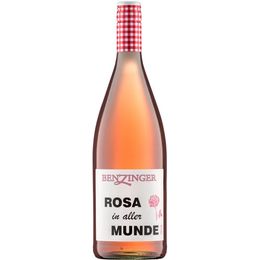 Weingut Benzinger Rosa in aller Munde 1,0 L Cuv&eacute;e 2024 Trocken - Pfalz &ndash; Ros&eacute; Deutscher Wein