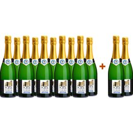 Porta CLXXX Sekt 10+2 Paket Jahrgangs Riesling 2024 Extra Trocken - Mosel &ndash; Probierpaket