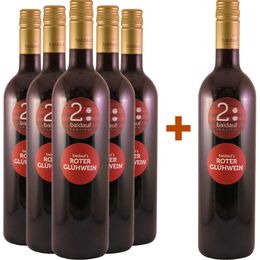 Weingut Baldauf 5+1 PAKET GLÜHWEIN ROT Cuvée Süß - Franken – Probierpaket Glühwein