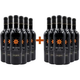 Arm&ograve;nja 6+6 Paket Corte Sant'elia Gioia del Colle Primitivo 2021 Trocken - Apulien &ndash; Probierpaket DOC