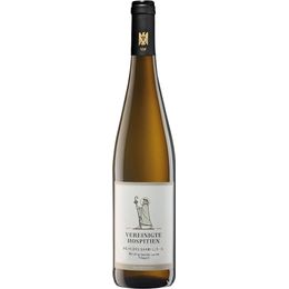 Weingut Vereinigte Hospitien Serriger 'Schloss Saarfels' -S- Riesling 2023 Feinherb - Mosel &ndash; Wei&szlig;wein Qualit&auml;tswein