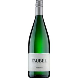 Weingut Faubel 1,0 L Riesling 2025 Halbtrocken - Pfalz &ndash; Wei&szlig;wein Qualit&auml;tswein