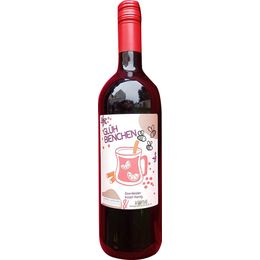 Weingut Andreas und Leonhard Weinmann Glüh-Bienchen 1,0 L Dornfelder 2024 Süß - Rheinhessen – Glühwein Winzerglühwein