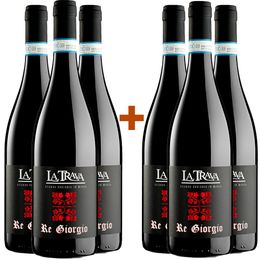 La Trava 3+3 Paket Re Giorgio Langhe Rosso Cuv&eacute;e 2021 Trocken - Piemont &ndash; Probierpaket DOC
