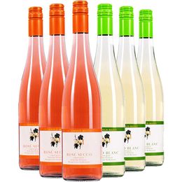 Weingut Claushof Secco Paket ros&eacute;/wei&szlig; Trocken - Rheinhessen &ndash; Probierpaket Perlwein mit zugesetzter Kohlens&auml;ure