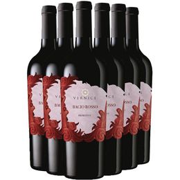 Vernice Box Promozionale Bacio Rosso Primitivo 2021 Trocken - Kampanien – Probierpaket IGP