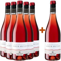 SANKT PAULS Kellerei &ndash; Cantina 5+1 Paket Kretzer Ros&eacute; Alto Adige Lagrein 2024 Trocken - S&uuml;dtirol Probierpaket DOC
