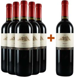 Teresa Raiz 5+1 Paket Le Marsure Friuli Merlot 2024 Trocken - Friaul &ndash; Probierpaket DOC