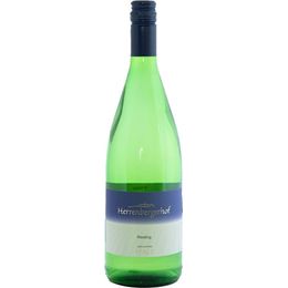 Weingut Herrenbergerhof 1,0 L Riesling 2025 Trocken - Bereich S&uuml;dliche Weinstra&szlig;e Pfalz &ndash; Wei&szlig;wein Qualit&auml;tswein