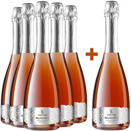Tenuta Gorghi Tondi 5+1 Paket Palmar&egrave;s Spumante Ros&eacute; Nero d'Avola Extra Trocken - Sizilien &ndash; Probierpaket Vino Generico
