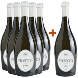 SanPolo 5+1 Paket UNO Prosecco Glera 2024 Trocken - Venetien &ndash; Probierpaket DOC