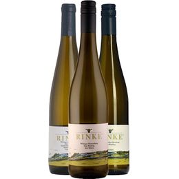 Weingut Rinke 3er B&uuml;ndel Lagen-Paket wei&szlig; Riesling - Mosel &ndash; Probierpaket Qualit&auml;tswein