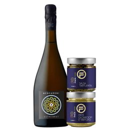 Federico Mencaroni Box Degustazione Bollicine e Tartufi Cuvée - Marken – Perl- & Schaumwein IGP
