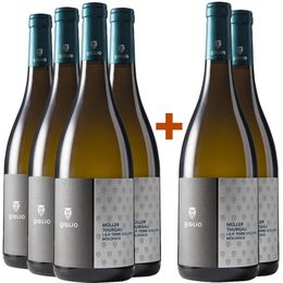 Giglio 4+2 Paket M&uuml;ller Thurgau BIO M&uuml;ller-Thurgau / Rivaner 2023 Trocken - Sizilien &ndash; Probierpaket IGP