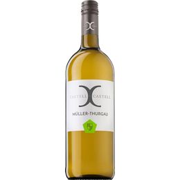 Weingut Castell CASTELL-CASTELL M&uuml;ller-Thurgau 1,0 L / Rivaner Trocken - Franken &ndash; Wei&szlig;wein Qualit&auml;tswein