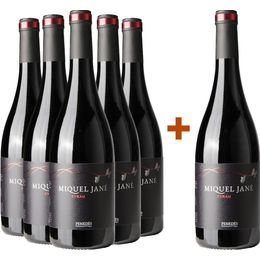 Miquel Jan&eacute; Aktionspaket 5+1 Pened&egrave;s DO Syrah 2023 Trocken - Katalonien &ndash; Probierpaket DOP