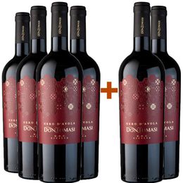 Don Tomasi 4+2 Paket Nero d&rsquo;Avola Sicilia d'Avola 2021 Trocken - Sizilien &ndash; Probierpaket DOC