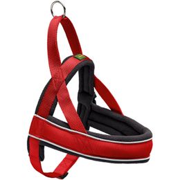 Hunter Norwegergeschirr Racing rot/schwarz / M-L