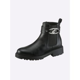 Heine Witt Damen Stiefelette, schwarz, Gr&ouml;&szlig;e 38