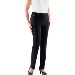 Damen 5-Pocket-Hose in elastischer Qualit&auml;t marine Gr&ouml;&szlig;e 48