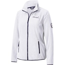 CR&Eacute;ATION L Damen Fleecejacke mit Stickerei ecru Gr&ouml;&szlig;e 54
