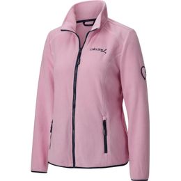 CR&Eacute;ATION L Damen Fleecejacke mit Stickerei ros&eacute; Gr&ouml;&szlig;e 48