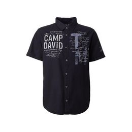 CAMP DAVID Button Up Shirt male Black size L