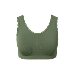 Tchibo - Seamless-Bustier - Damen - Gr. M - olivgrün