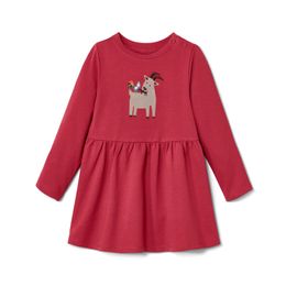 Tchibo - Kleinkind-Sweatkleid - M&auml;dchen - Gr. 110/116 - rot