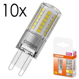 Osram LED G9 10er Set 4,8 Watt 2700 Kelvin 600 Lumen