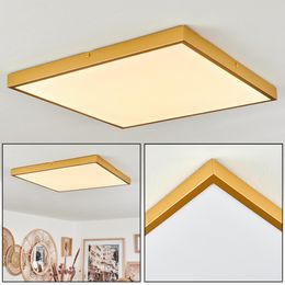 hofstein Broglen Deckenpanel LED Gold, 1-flammig