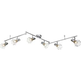 Globo Xara Deckenstrahler Chrom, 6-flammig